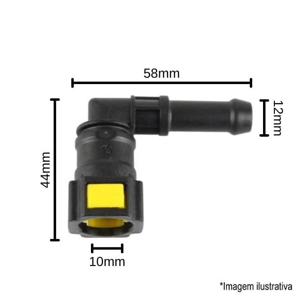 CONEXÃO COTOVELO ESPIGÃO M12 MANGUEIRA ARLA CAMINHÃO/ÔNIBUS VOLVO - Dex ...