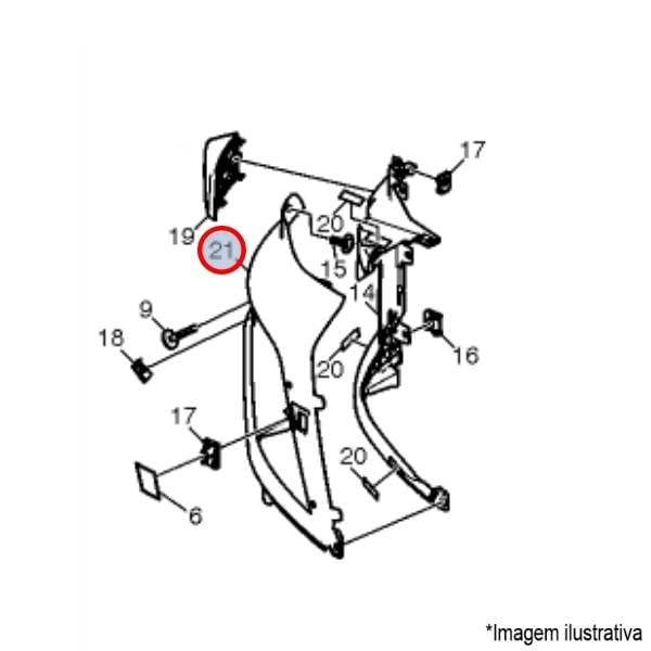 MOLDURA FAROL DIANT. LD CAMINHÃO VOLVO - Dex Peças