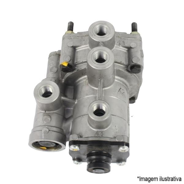 VALVULA DISTRIBUIDORA AR FREIO SEMIRREBOQUE CAMINHÃO VOLVO - Dex Peças