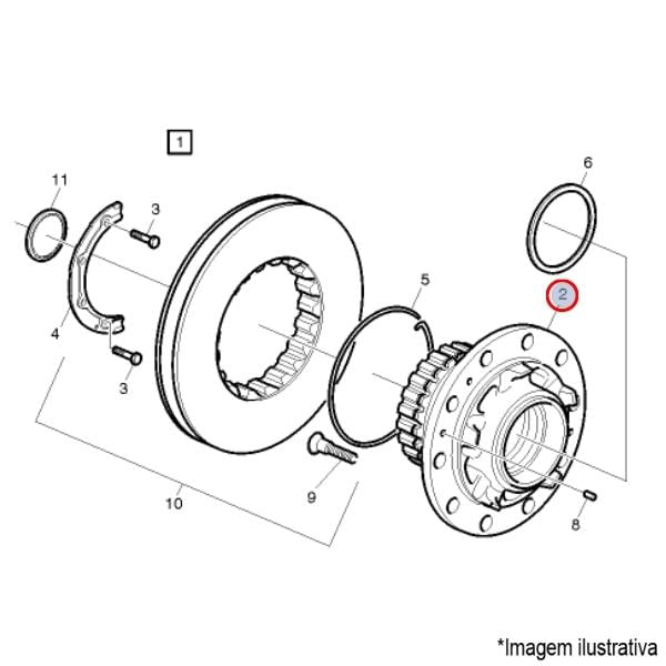 CUBO RODA TRAS. CAMINHÃO/ÔNIBUS VOLVO - Dex Peças