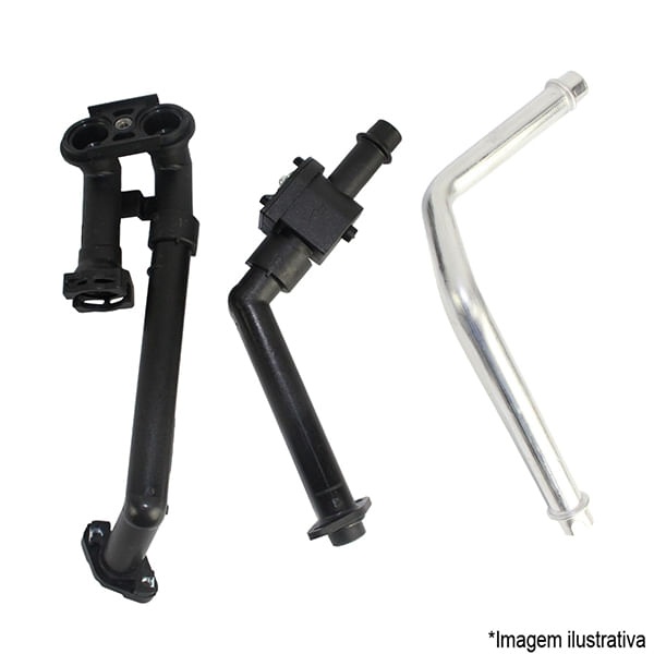 JOGO TUBOS C/ VALVULA REGULAGEM CAIXA AR CONDICIONADO CAMINHÃO VOLVO ...