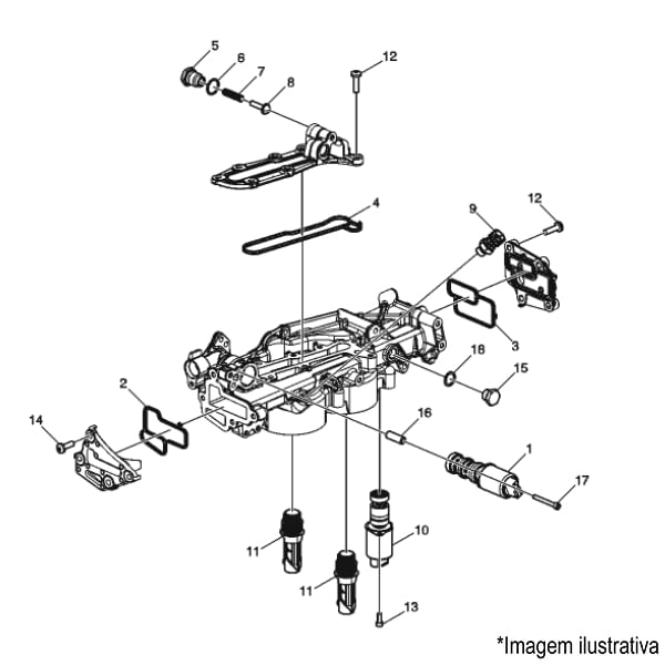 CABEÇOTE FILTRO ÓLEO MOTOR CAMINHÃO/ÔNIBUS VOLVO - Dex Peças