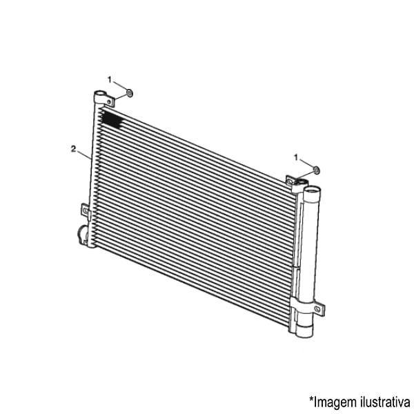 CONDENSADOR AR CONDICIONADO CAMINHÃO VOLVO FM - Dex Peças
