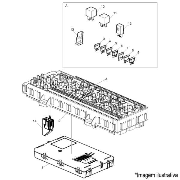 MODULO VMCU/FRC CAMINHÃO VOLVO FM - Dex Peças