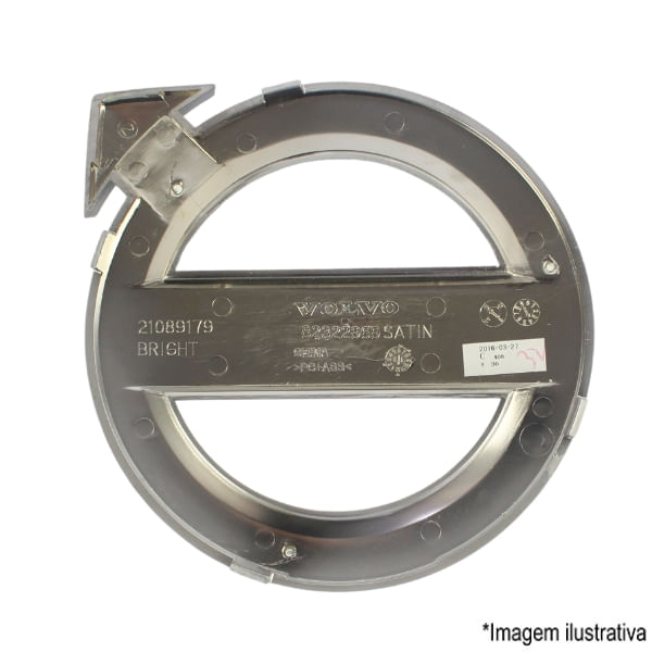 EMBLEMA VOLVO CAPÔ CAMINHÃO VOLVO FH - Dex Peças