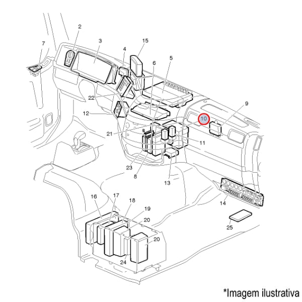 MODULO VECU CAMINHÃO VOLVO - Dex Peças
