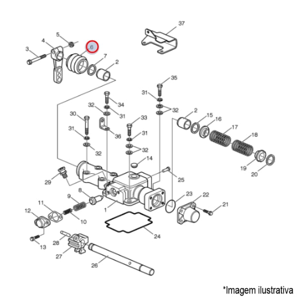 GUARDA-PÓ TRAMBULADOR CAIXA CÂMBIO EATON CAMINHÃO VOLVO VM - Dex Peças