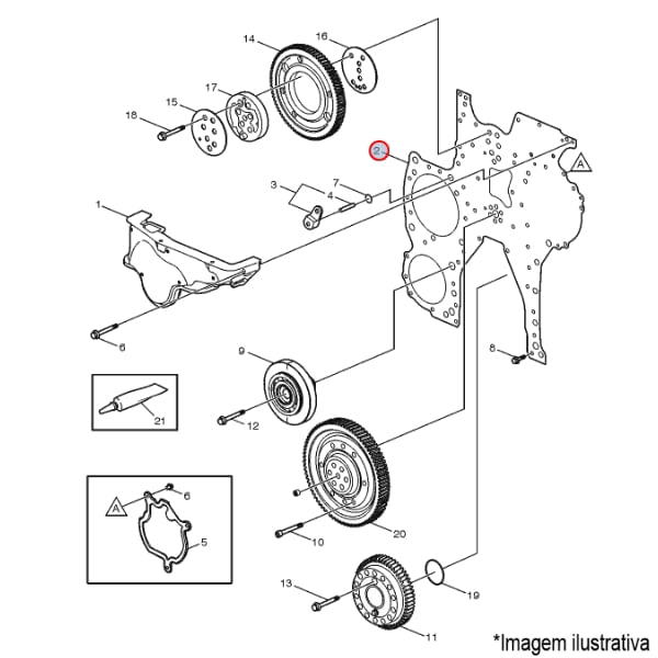 PLACA DE SINCRONISMO CAMINHÃO E ÔNIBUS VOVO - Dex Peças