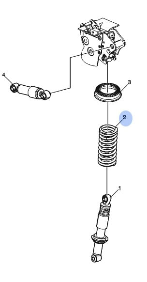 MOLA DE COMPRESSÃO CAMINHÃO VOLVO - Dex Peças