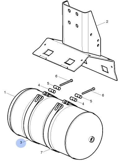 CINTA DE FIXAÇÃO CAMINHÃO/ÔNIBUS VOLVO - Dex Peças
