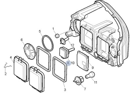LÂMPADA CAMINHÃO VOLVO - Dex Peças