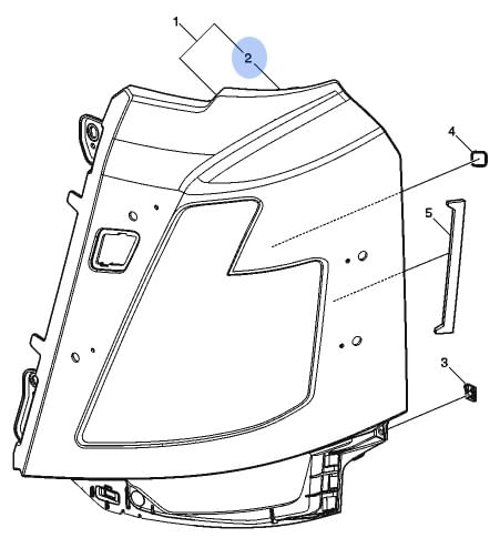 PAINEL DO FAROL CAMINHÃO VOLVO FM 4 - Dex Peças