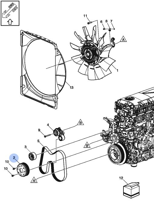 POLIA CAMINHÃO/ÔNIBUS VOLVO - Dex Peças