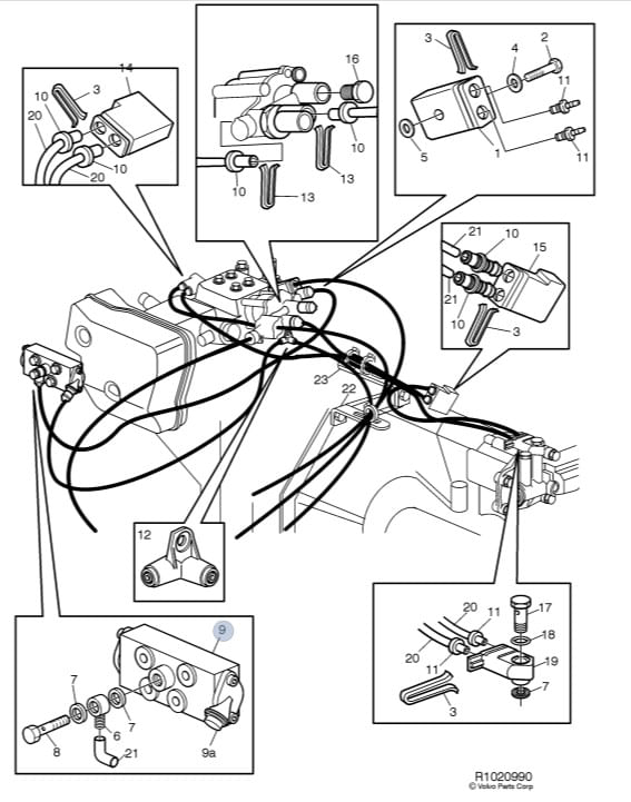 VÁLVULA DE RELÉ CAMINHÃO VOLVO - Dex Peças
