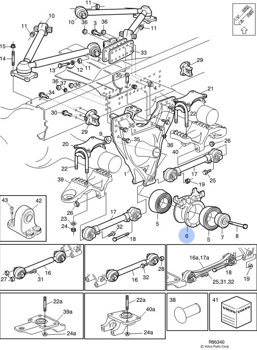 BERÇO CAMINHÃO VOLVO - Dex Peças