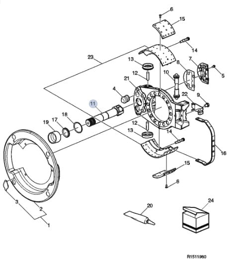 CAME DO FREIO CAMINHÃO VOLVO - Dex Peças